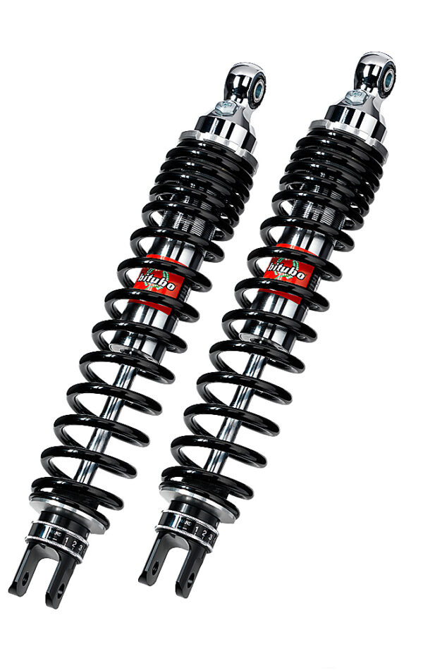 WGE02 - Rear Twin Shocks - Black Spring - Bitubo Australia