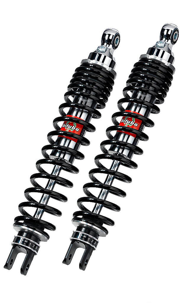 WGE02 - Rear Twin Shocks - Black Spring [Adjustable: Preload, Rebound ...