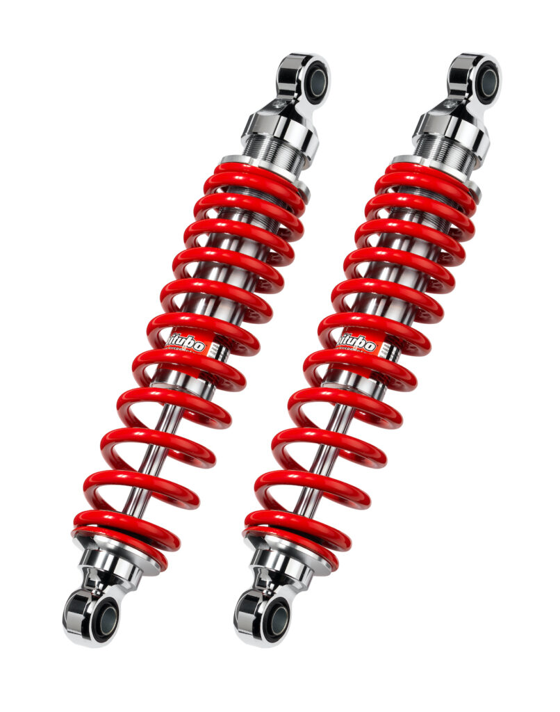 WMB01 - Rear Twin Shocks - Red Spring [Adjustable: Preload] - Bitubo ...