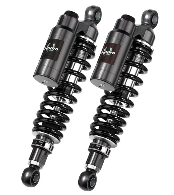 WMT12V2 - Rear Twin Shocks - Black Spring [Shock Length: 356 mm / 14 ...